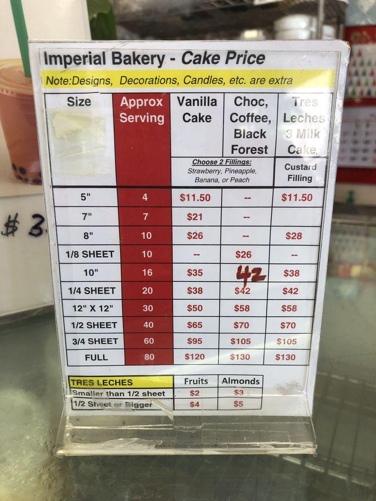 Imperial Bakery in Los Angeles - Restaurant menu and reviews