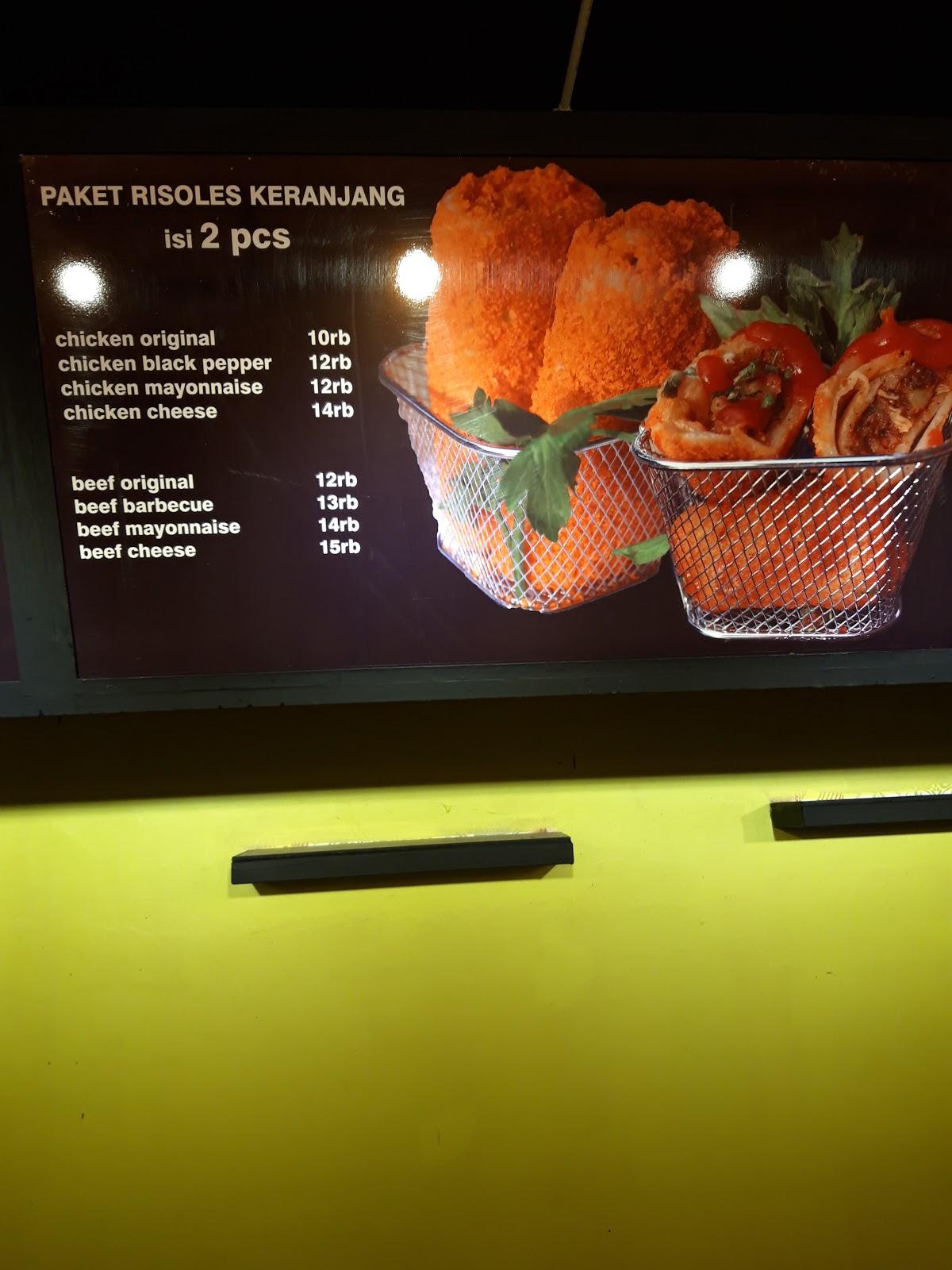 Menu at Mister RHP (Risoles & Hotplate) restaurant, Batam