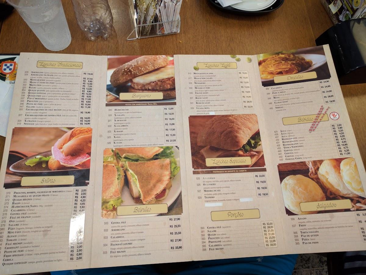 Menu em O Rei do Trigo - Padaria e Restaurante, Guarujá, 1160 Pitangueiras