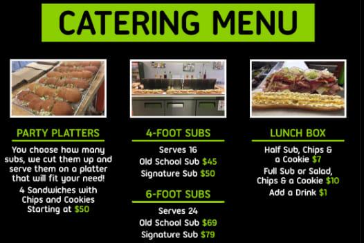 Menu at Monkey's Subs Tigard restaurant, Tigard, SW Scholls Ferry Rd