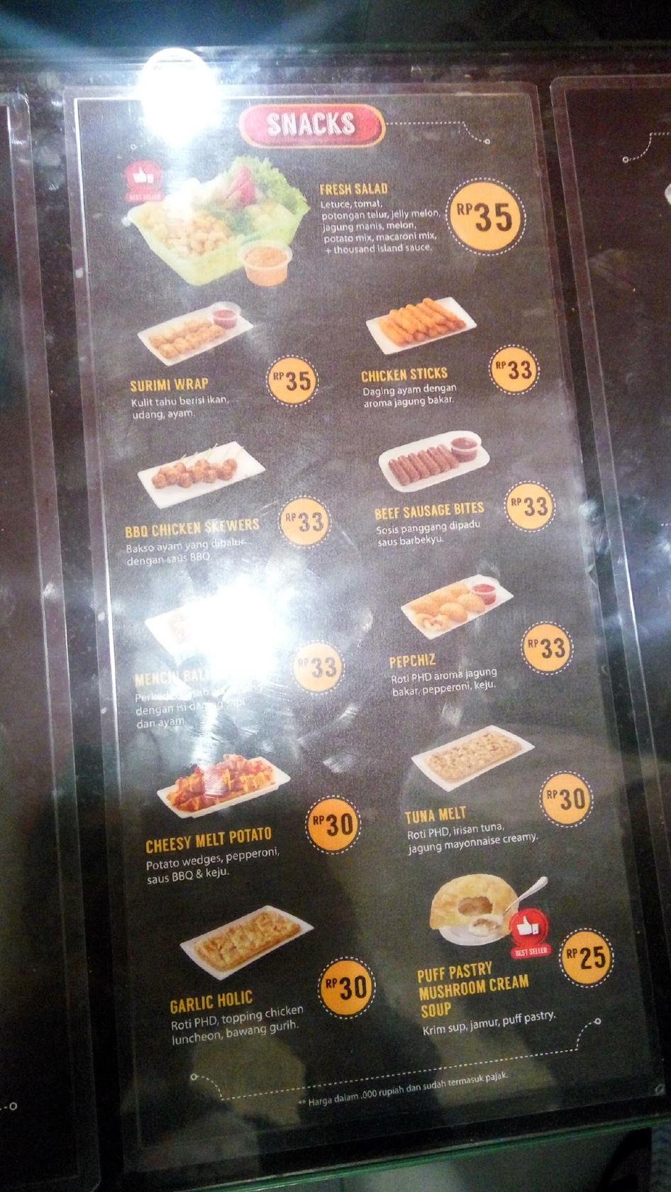Menu at Pizza Hut Delivery - PHD Indonesia pizzeria, Tangerang, Ruko ...