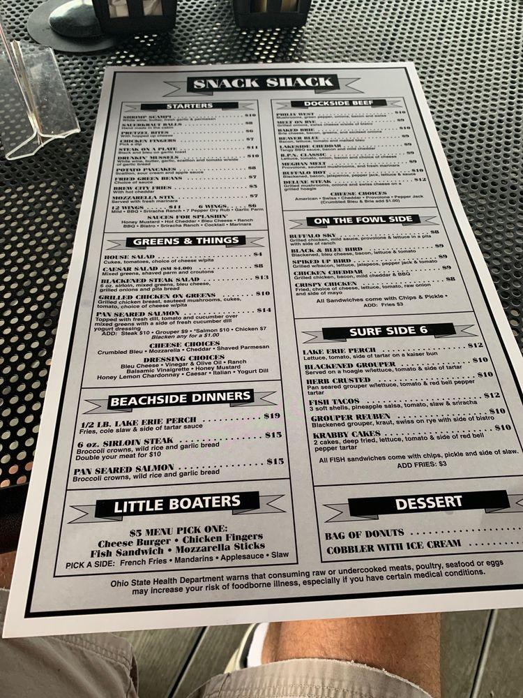 Menu at Beaver House pub & bar, Lorain