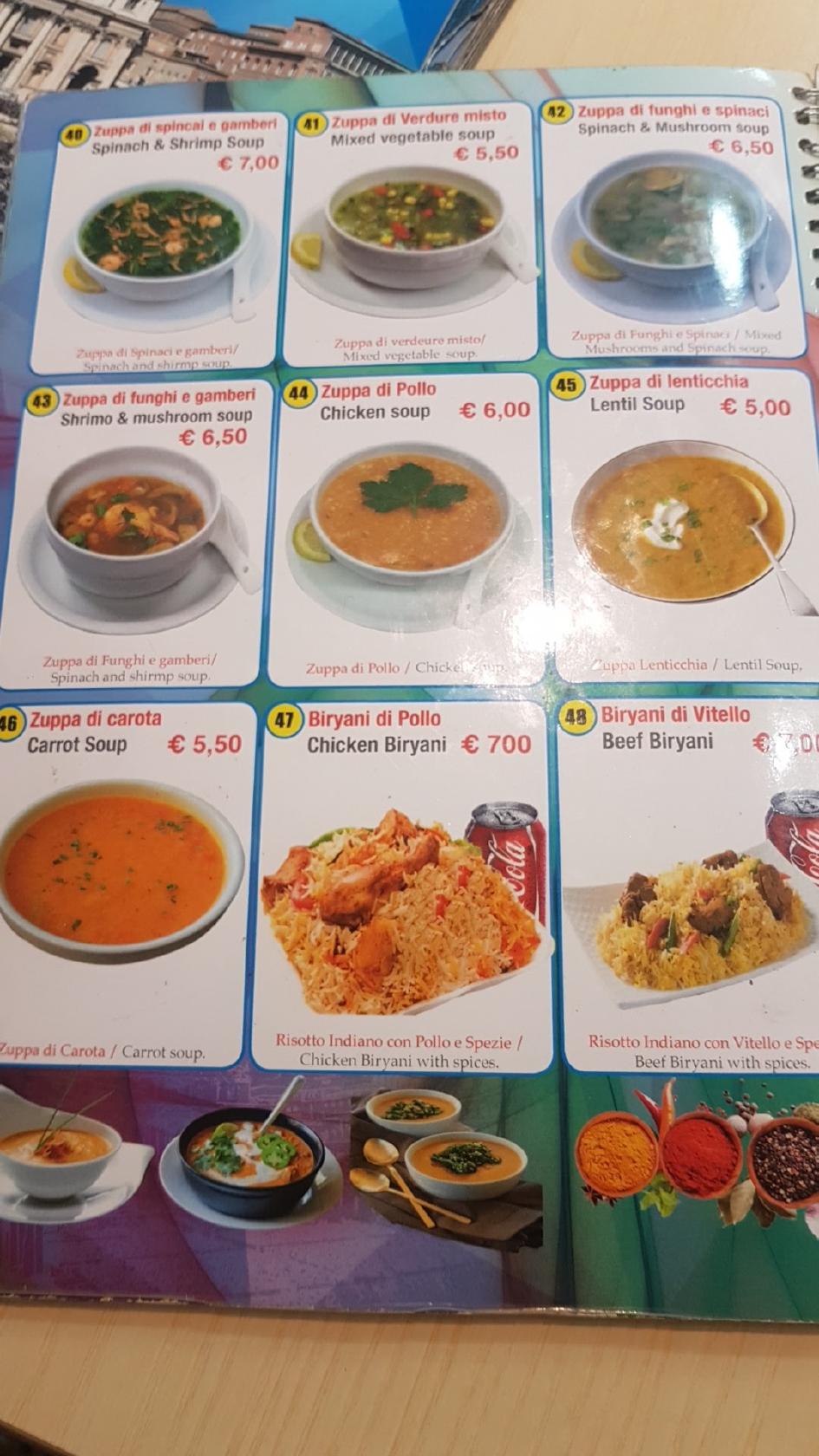 Menu at Halal Vatican Food fast food, Rome
