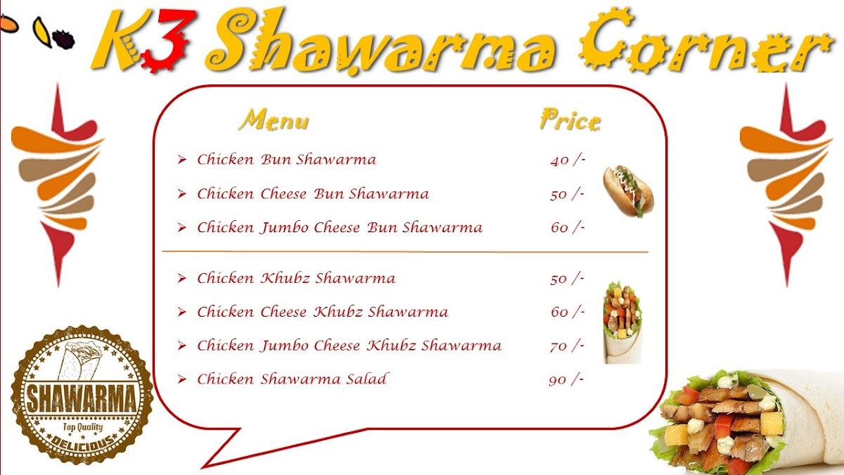 Menu at Shawarma Spot, Thane, Sai Sadan Bunglow
