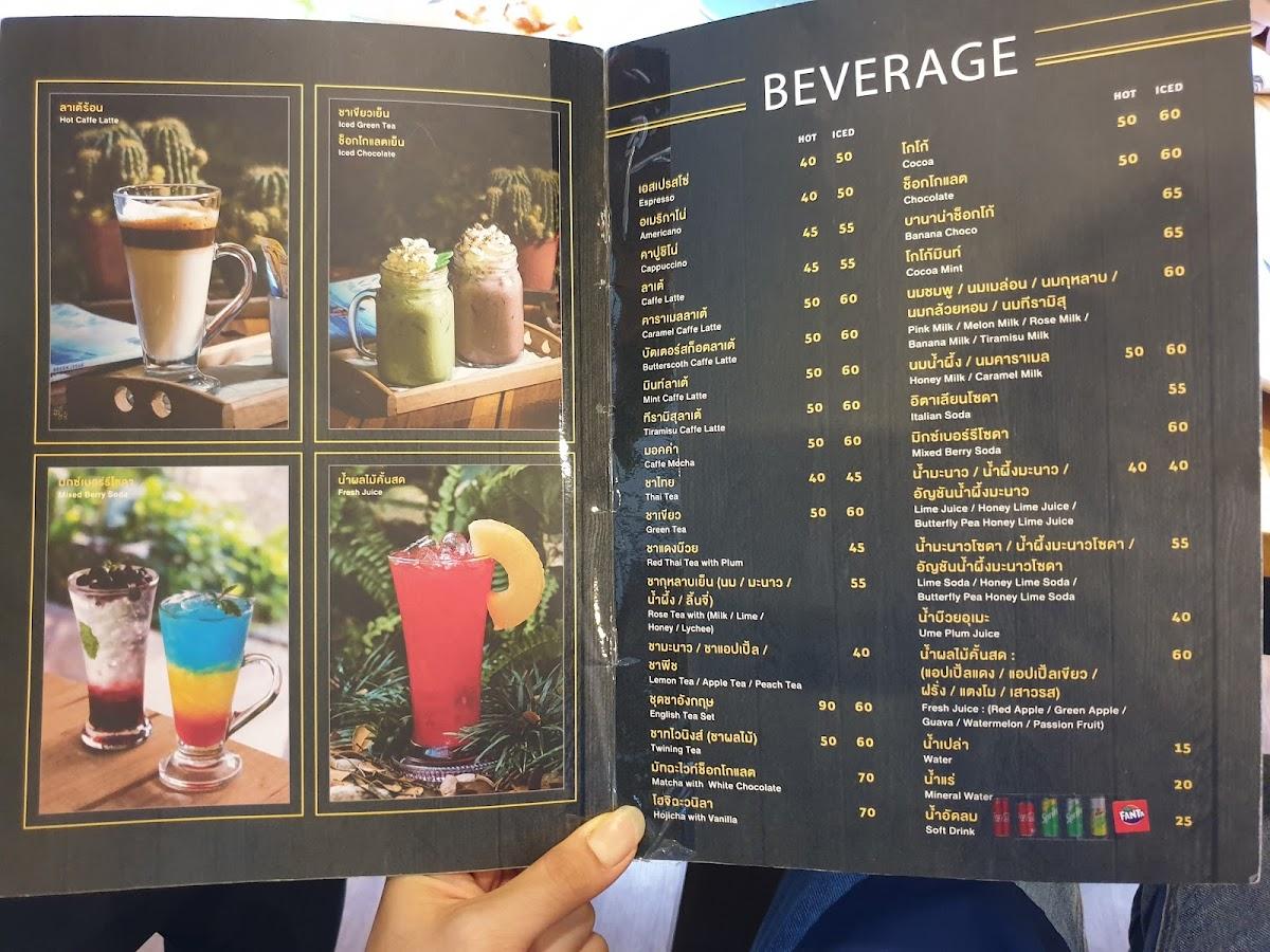 Carta de The TREE Cafe' and Restaurant, Chiang Mai, 139 1 ถ. ซุปเปอร์ ...