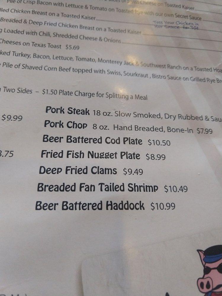 Menu at Hobos At The Legion pub & bar, St. Peters