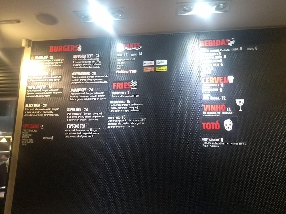 Menu em The Black Beef restaurante, Maceió, Av. Antônio Gomes de Barros