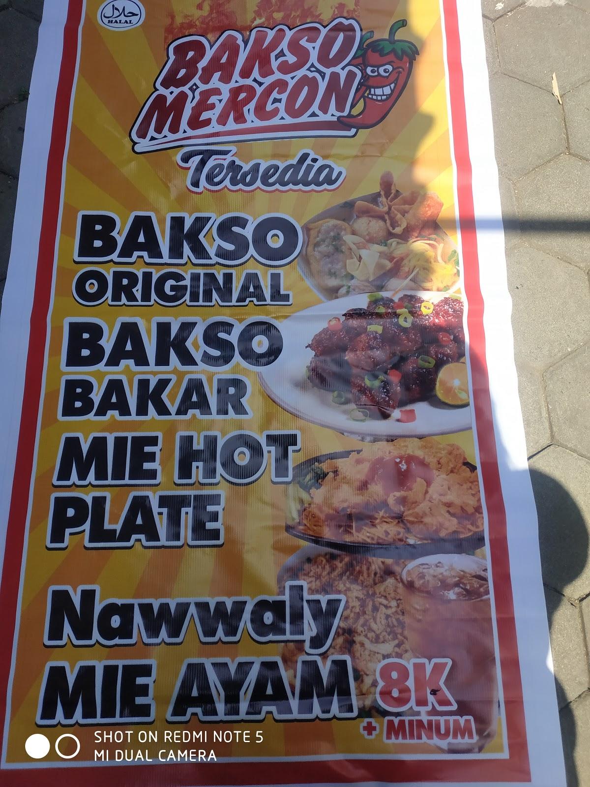 Bakso Mercon Cabang Alun- Alun Batu, Malang - Menú del restaurante ...