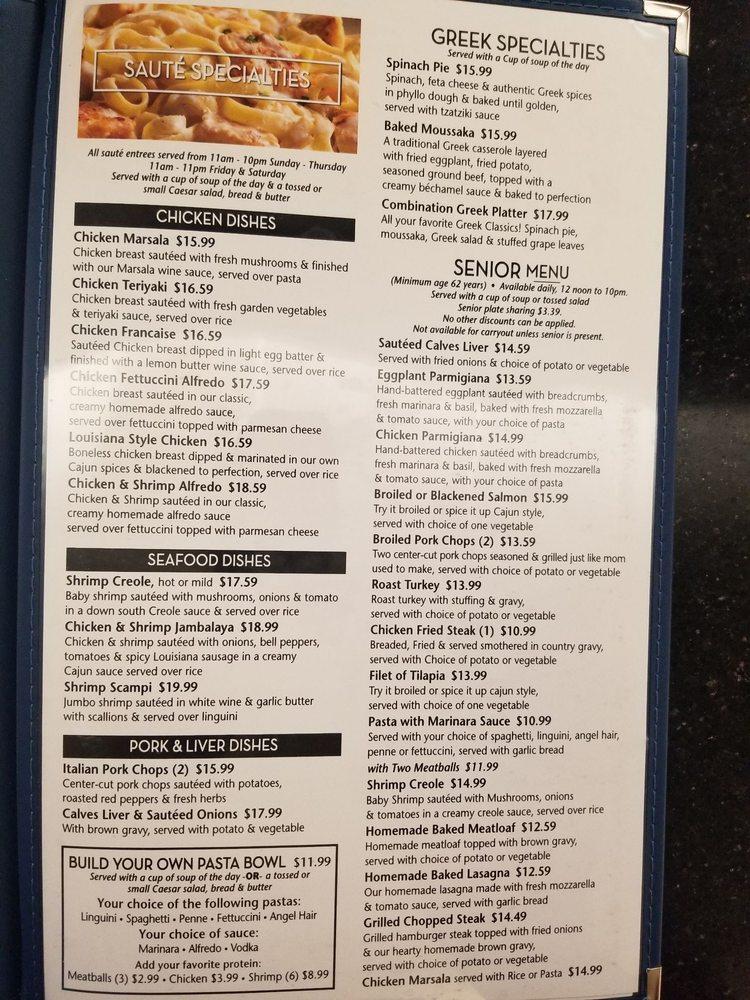 Menu at Double T Diner pub & bar, Annapolis