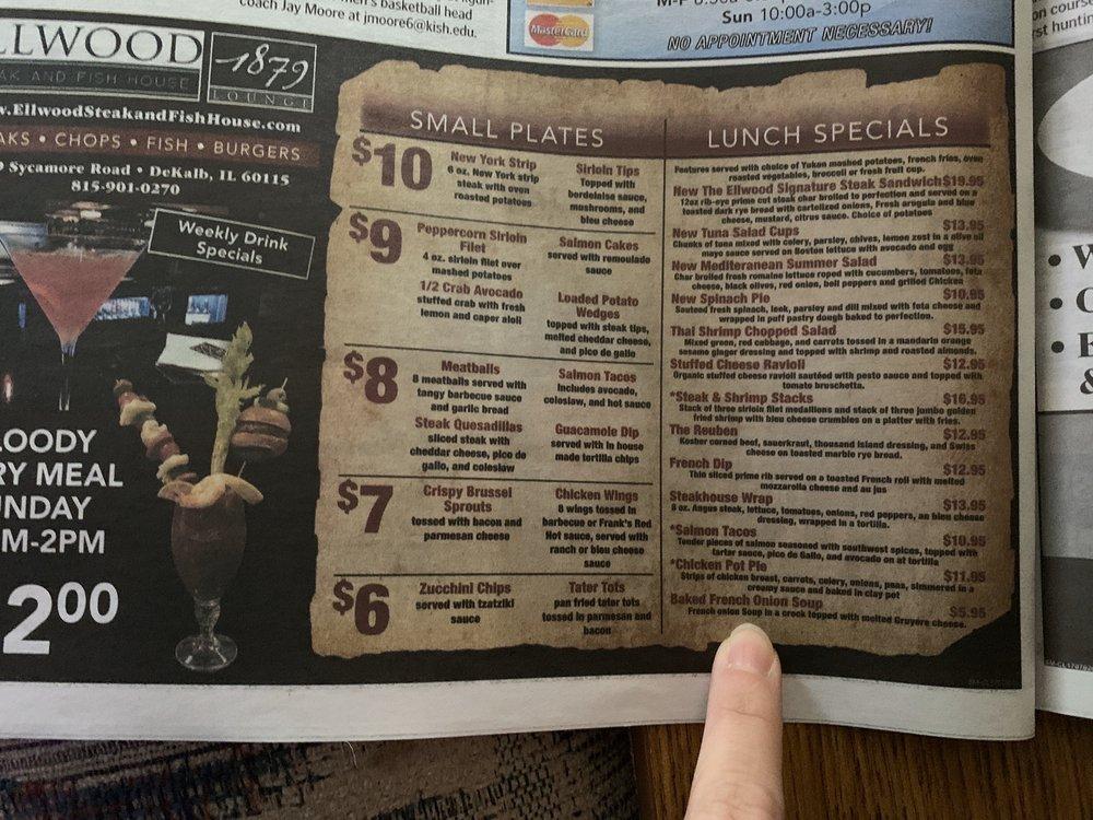 Menu at Ren's Chinese Restaurant, Sycamore, 310 E State St