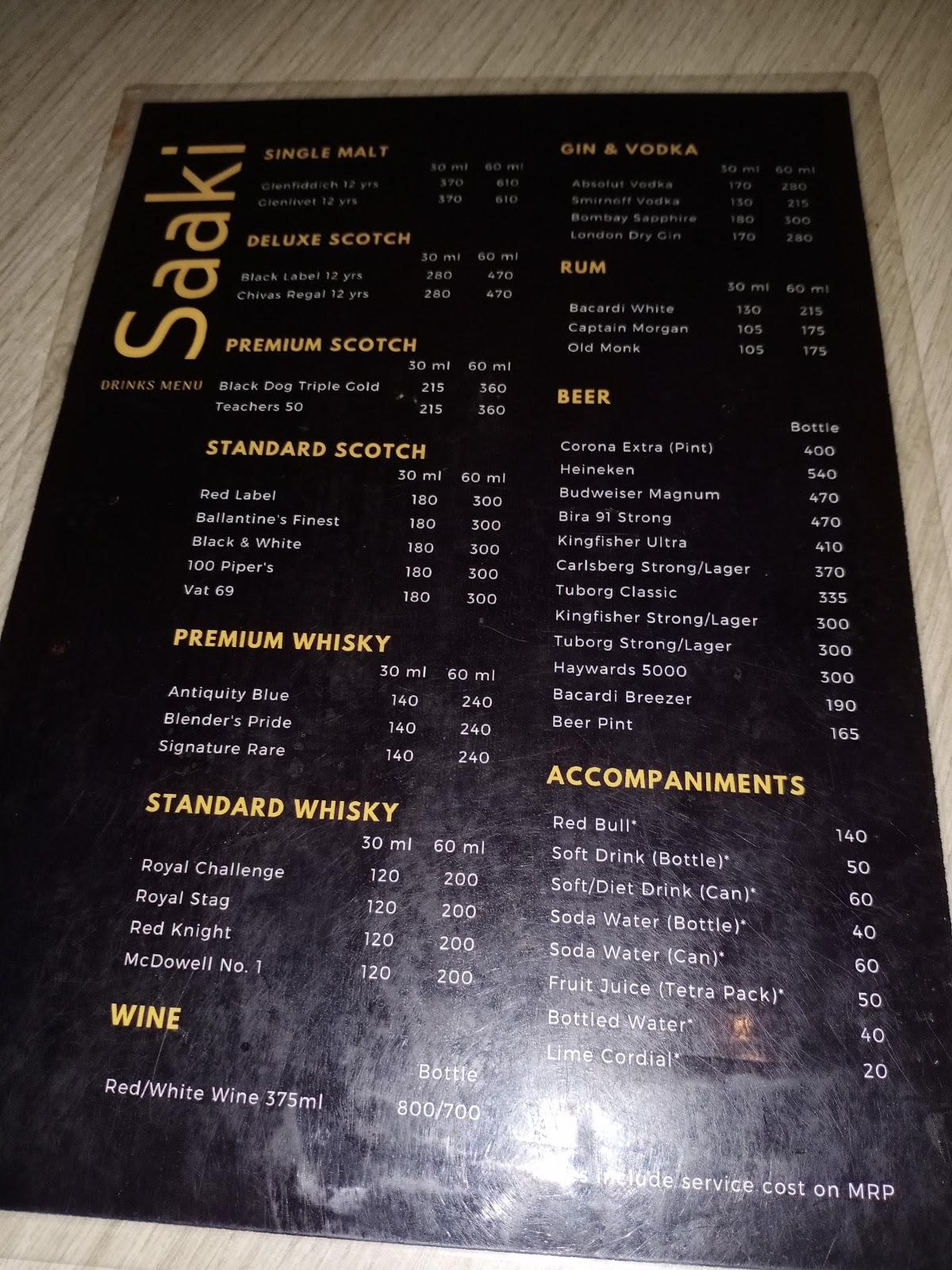 Menu at Kalinga Restaurant, Jodhpur, Near