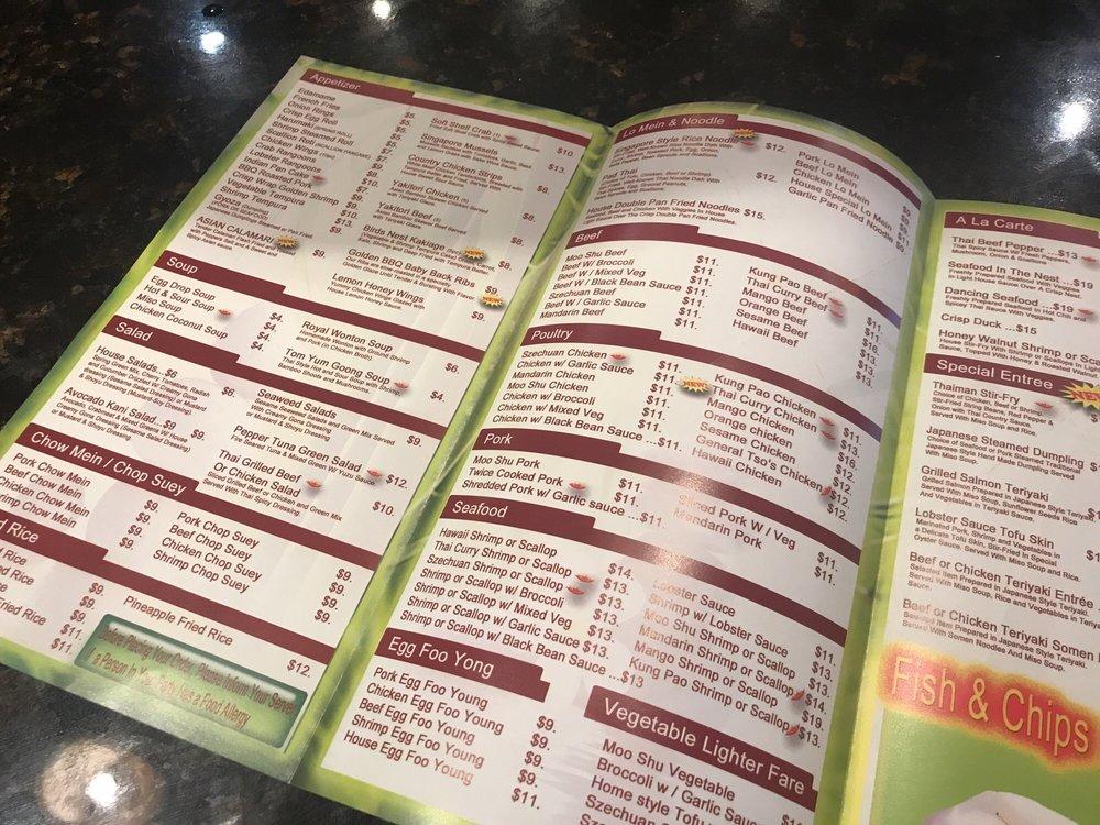 Menu at Fusion Kitchen restaurant, Taunton