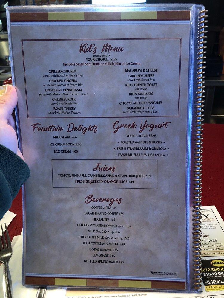 Menu at D lux Diner pub & bar, Middletown