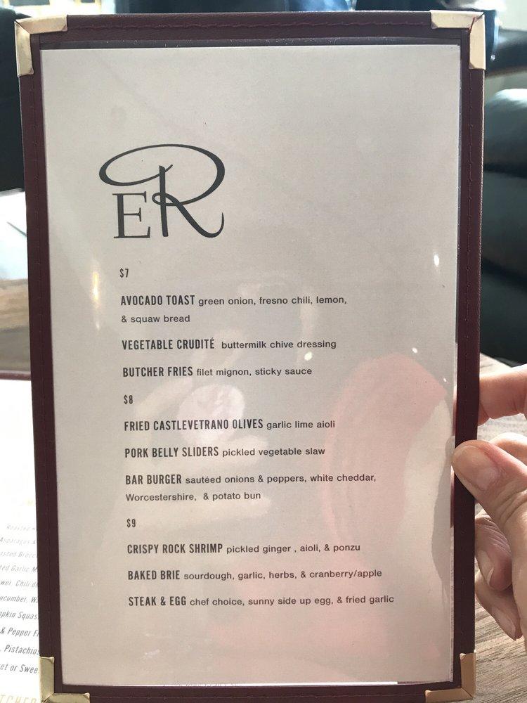 Carta del pub y bar Echo & Rig, Sacramento, 500 NW J St Suite 150