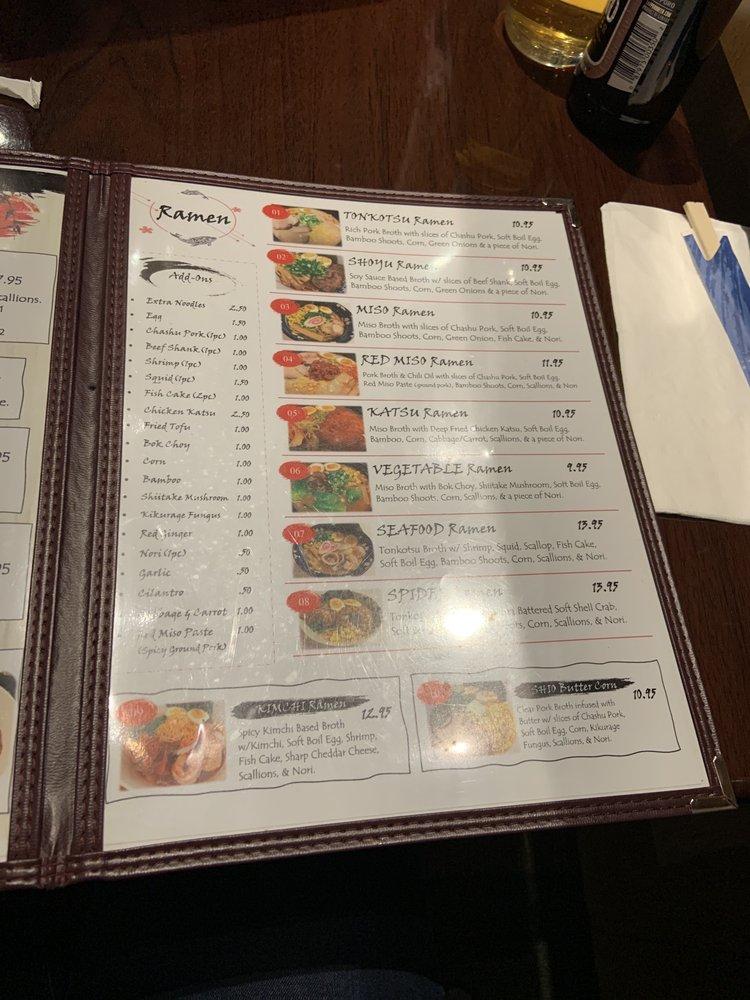 Menu at Misako Asian Cuisine restaurant, Virginia Beach, Shore Dr #113