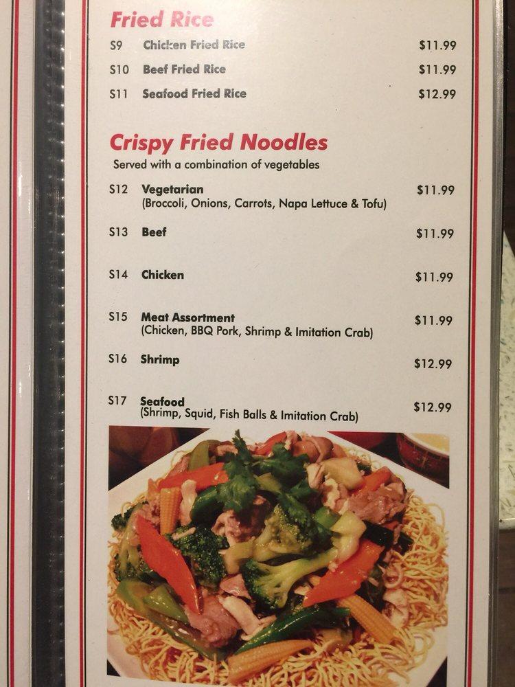 Menu at Pho Viet Taste restaurant, Ottawa