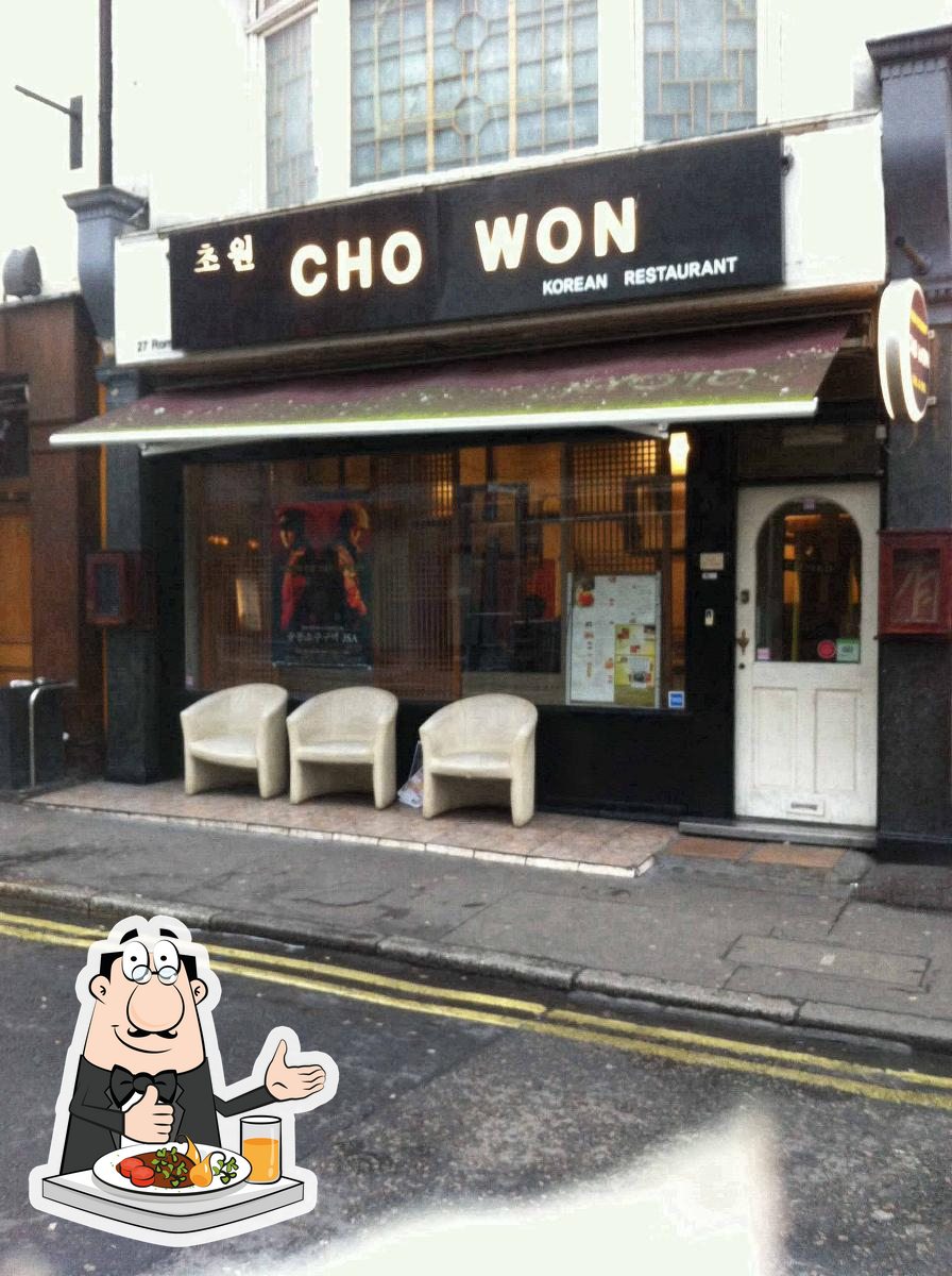 Cho Won in London - Restaurant menu