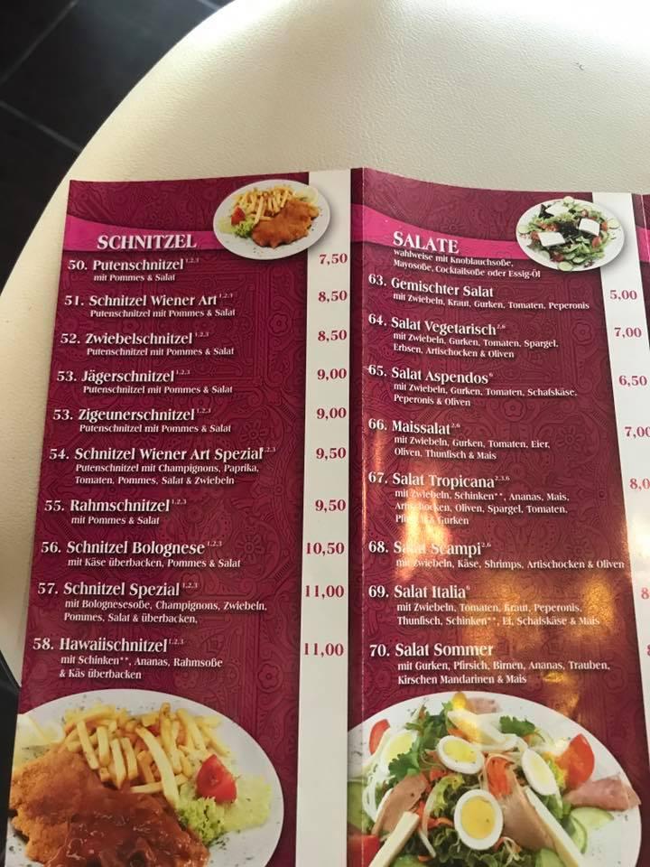 Speisekarte Aspendos Pizzeria | Unsere Speisen – GOKF