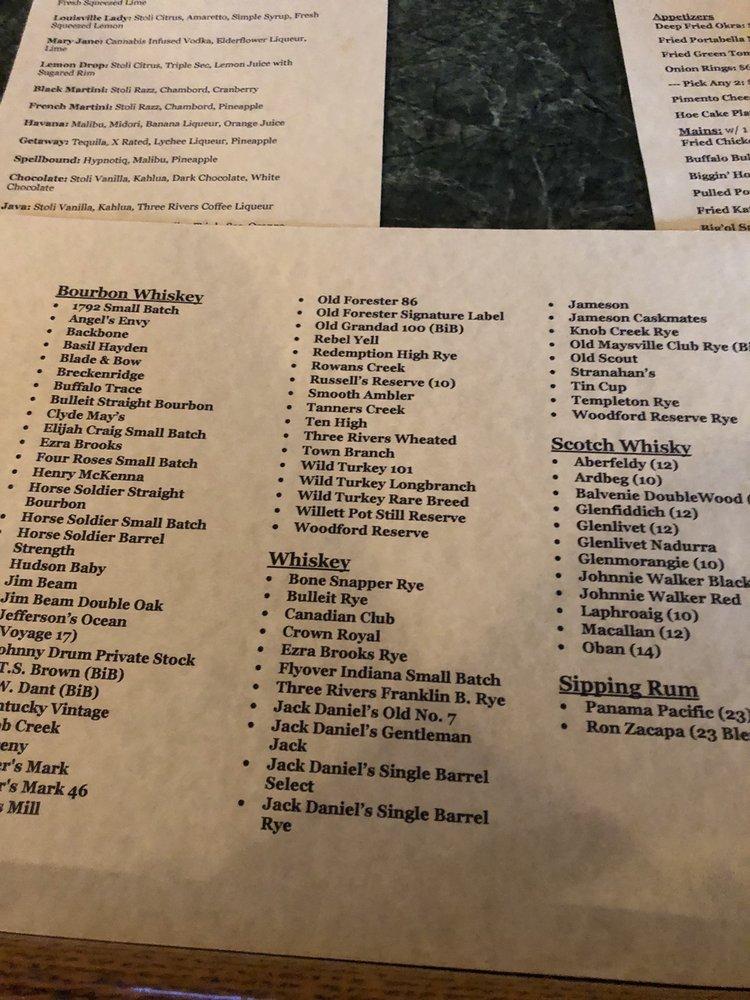 Menu at The Mint pub & bar, Franklin