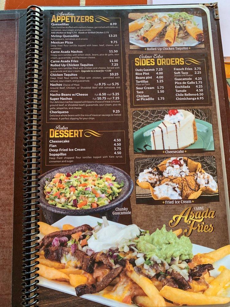 Menu at Los Pepe's Woodland restaurant, Woodland