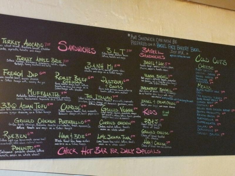 Menu at Mitchell Delicatessen restaurant, Nashville