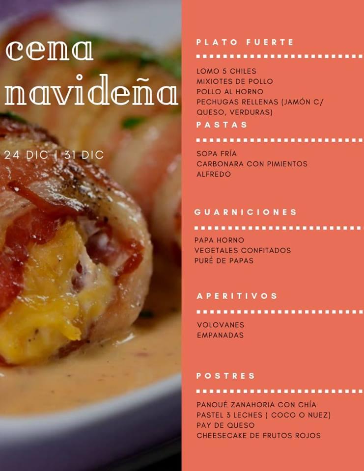 Menu at Pasteleria Vainilla Canela restaurant, San José Iturbide