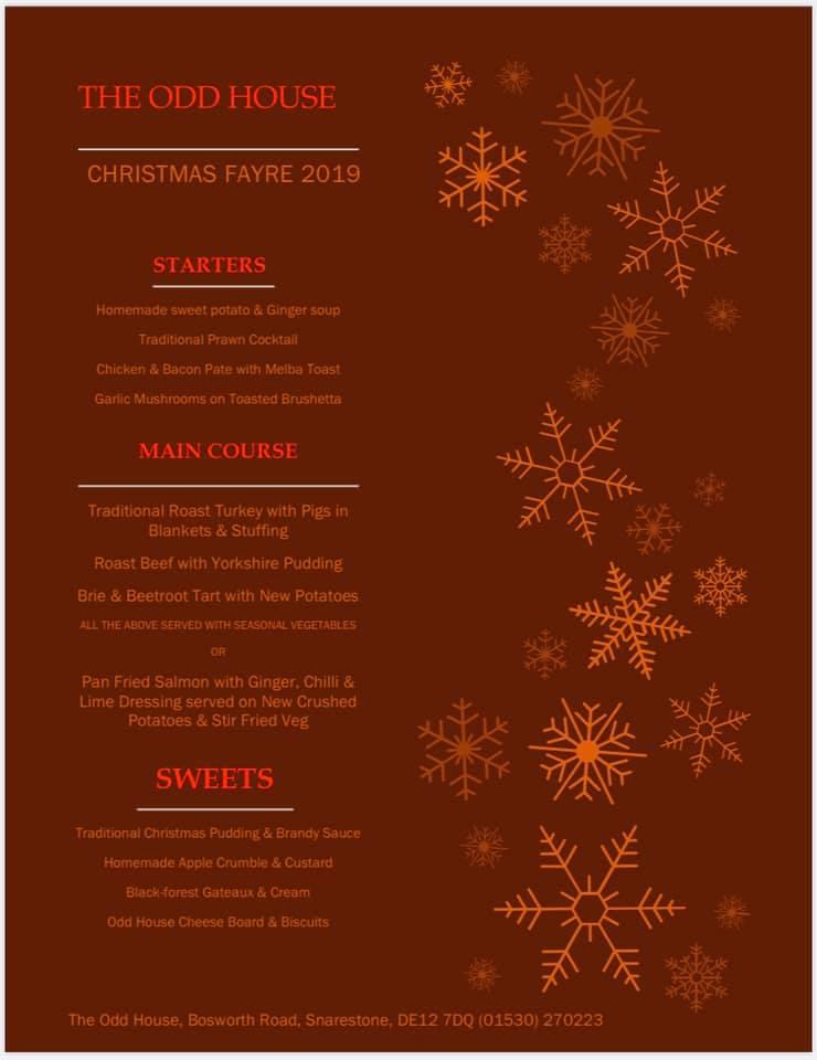Menu at The Old Crown Inn Snarestone pub & bar, Snarestone