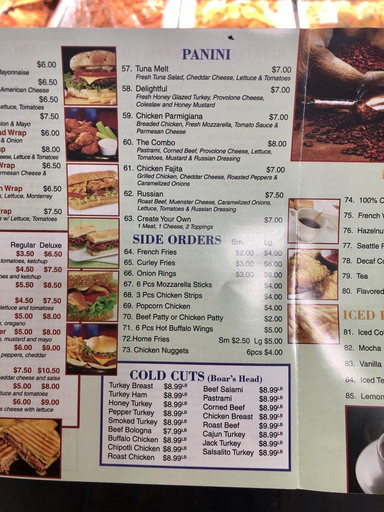 Menu at Gold Street Market, New York City, 257 Gold St