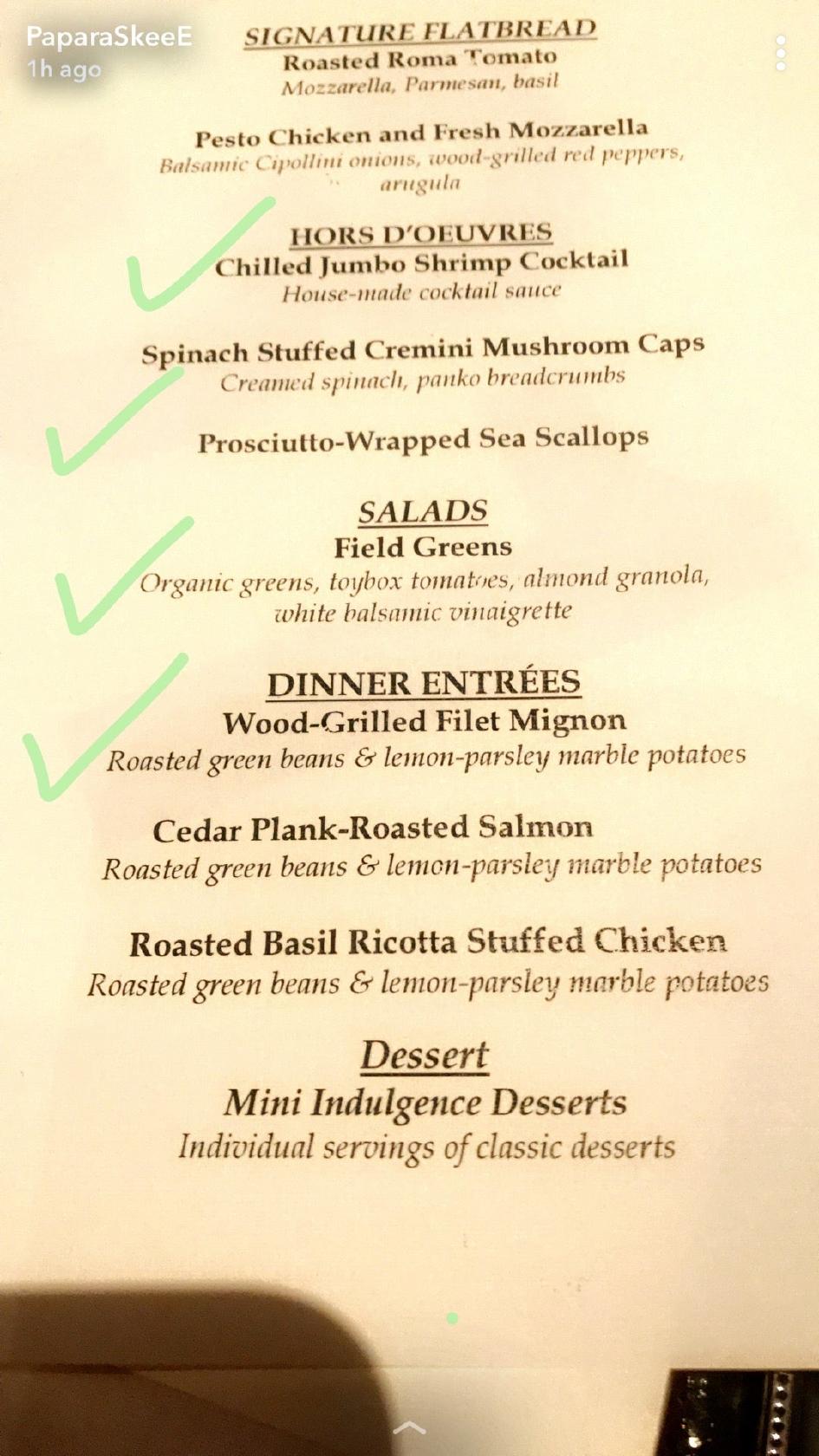 Menu at Seasons 52 pub & bar, Oak Brook, 3 Oakbrook Center