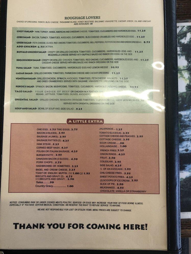 Menu at Main Street Cafe, Fallbrook