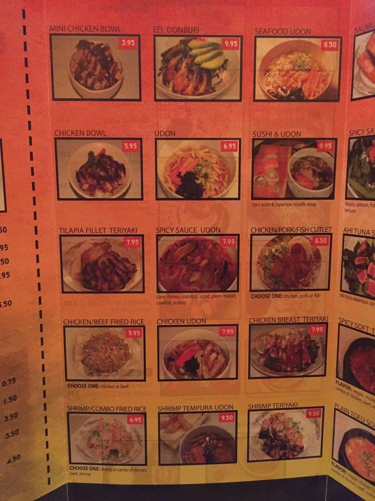 Menu at Maki Boy Las Colinas restaurant, Irving, N Belt Line Rd Ste 110