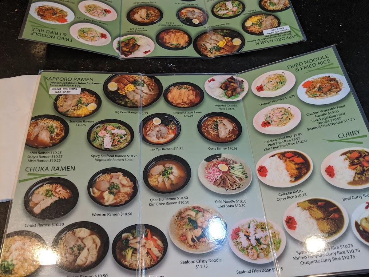 Menu at Ramen Ya Pearl City restaurant, Pearl City, Kuala St