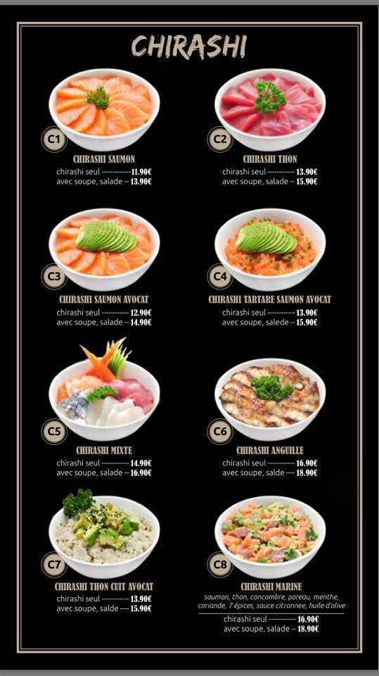 Menu at ACE SUSHI restaurant, Saint-Brieuc, 43 Rue de Gouédic