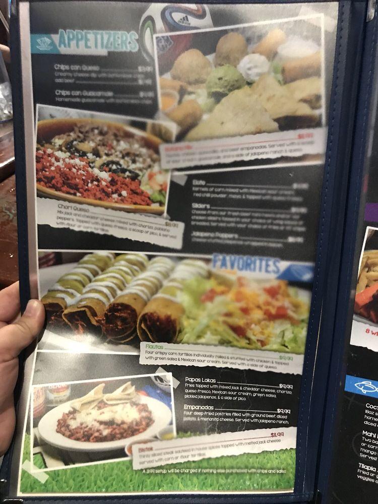 Menu at Medio Tiempo pub & bar, Oklahoma City