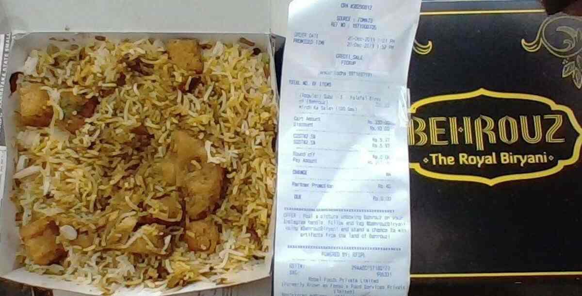 Menu at Behrouz Biryani HSR Layout, Bengaluru, Cnr 17th Cross
