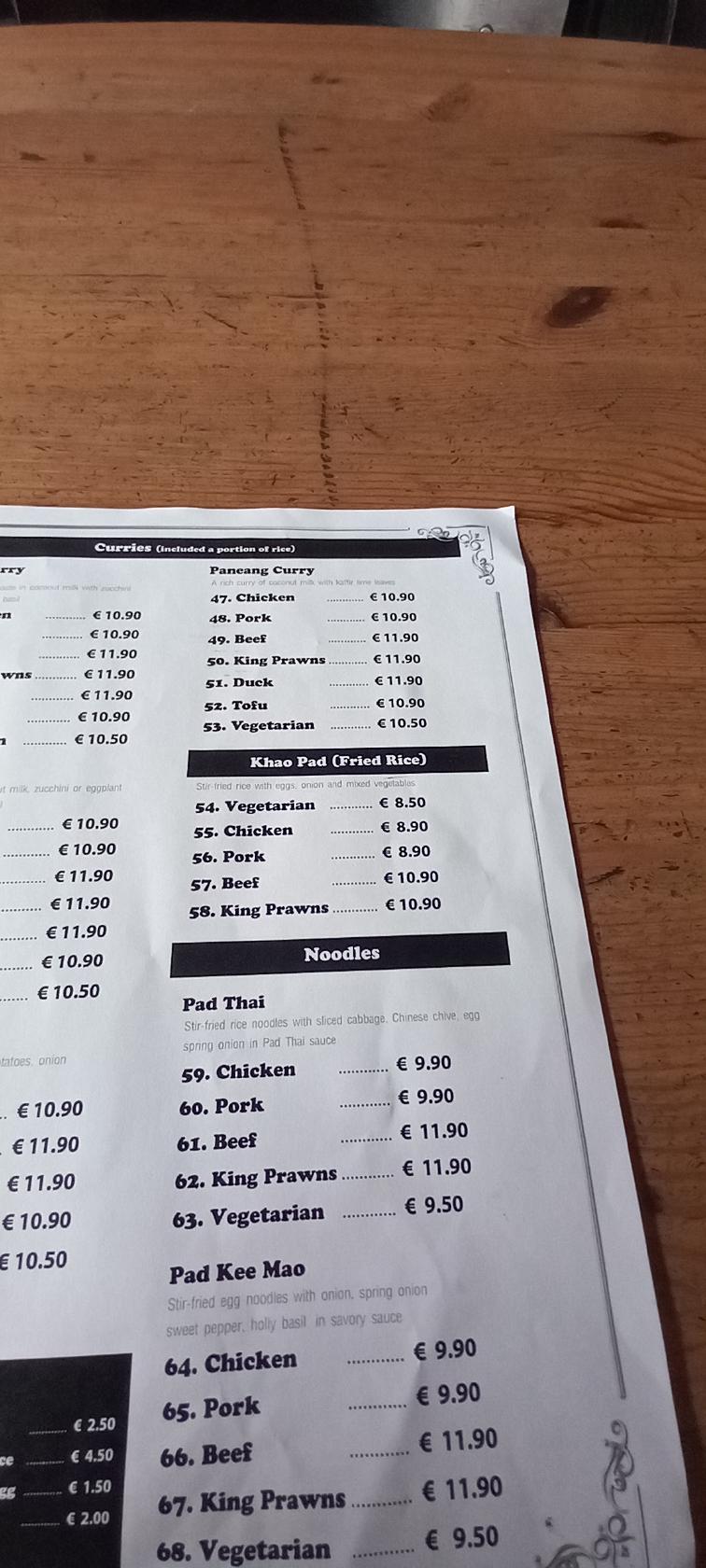 Menu at Jungle Joy Bar - Restaurant, Gzira
