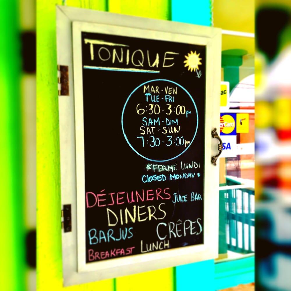 TONIQUE in Chelsea - Restaurant menu and reviews