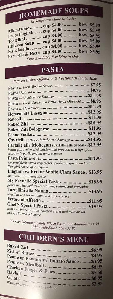 Menu at My Favorite Pizza Place pizzeria, Mohegan Lake