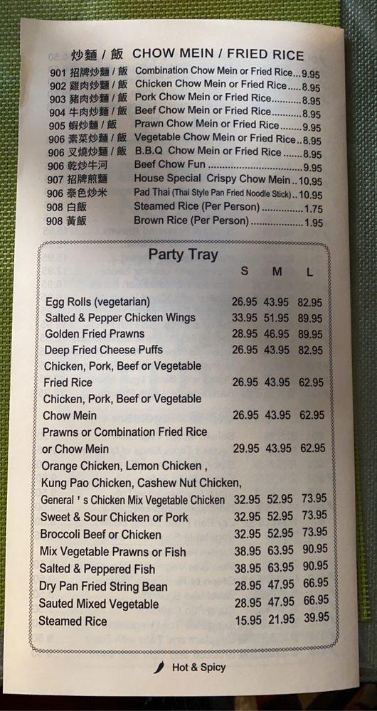 Menu at Asian Kings Kitchen restaurant, Half Moon Bay