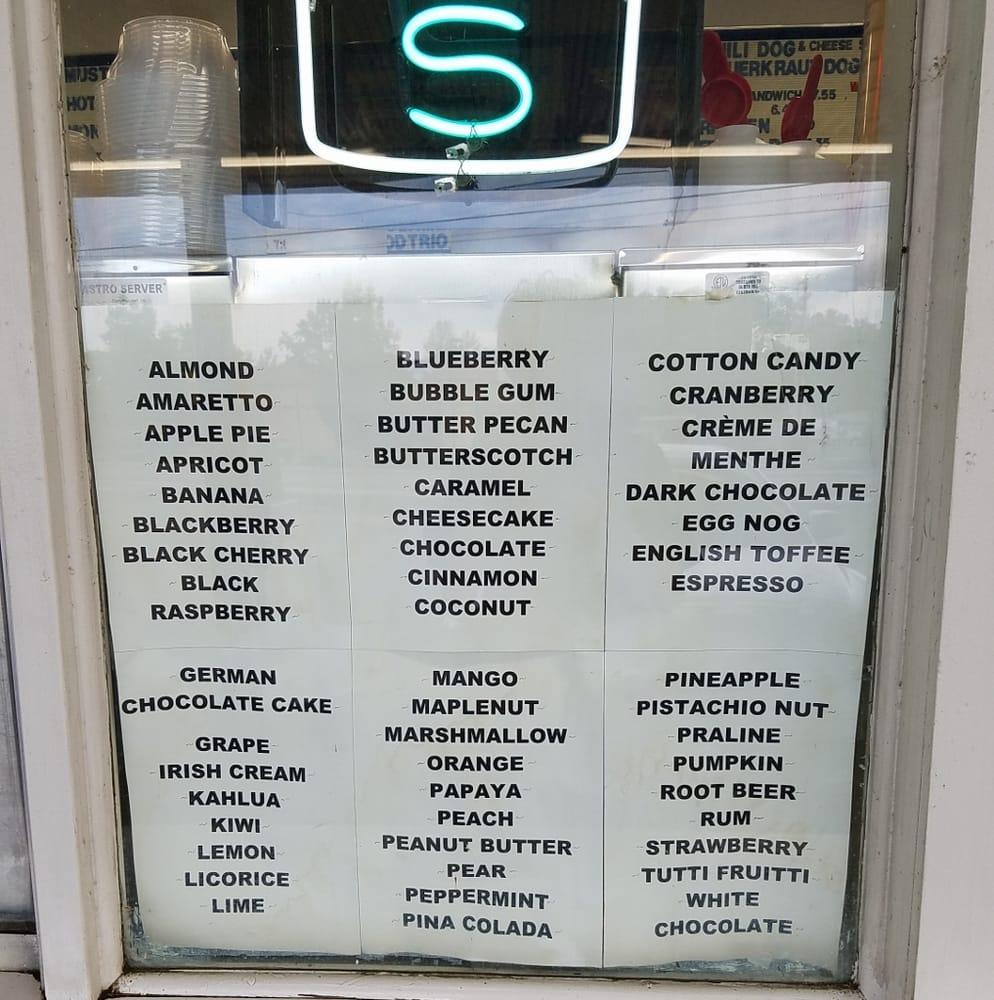 Menu at Johnny's Drive In & Diner restaurant, Winston