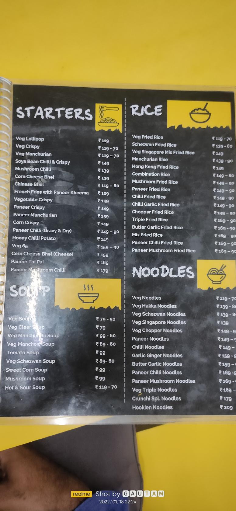 Menu at Rasraj Hotel, Palghar, Khaugalli