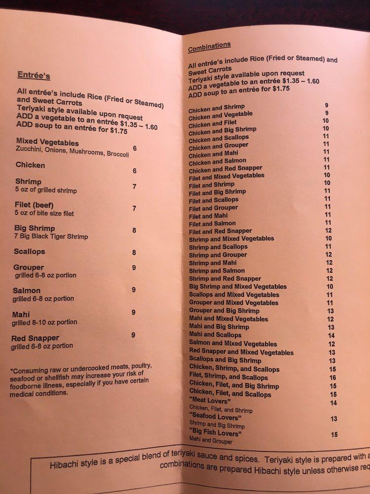 Menu at Shikora Express restaurant, Mount Airy