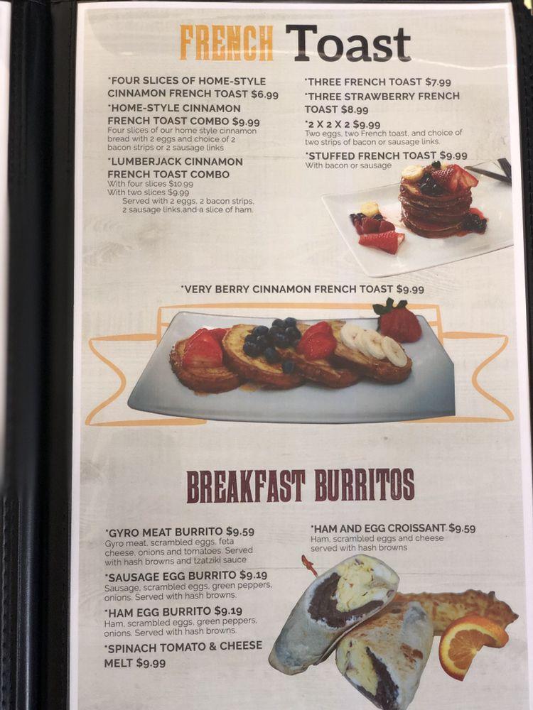 Menu at Winona's Family Restaurant, Winona