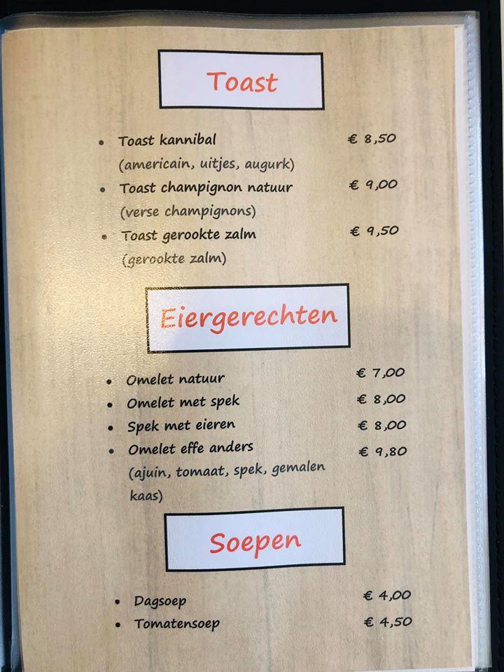 Menu at effe anders helchteren, Houthalen-Helchteren