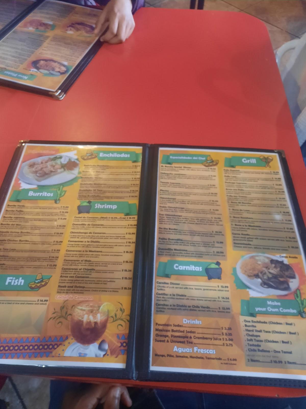 Menu at El Toro Loco at Kirby Rd restaurant, Memphis, Kirby Rd #109