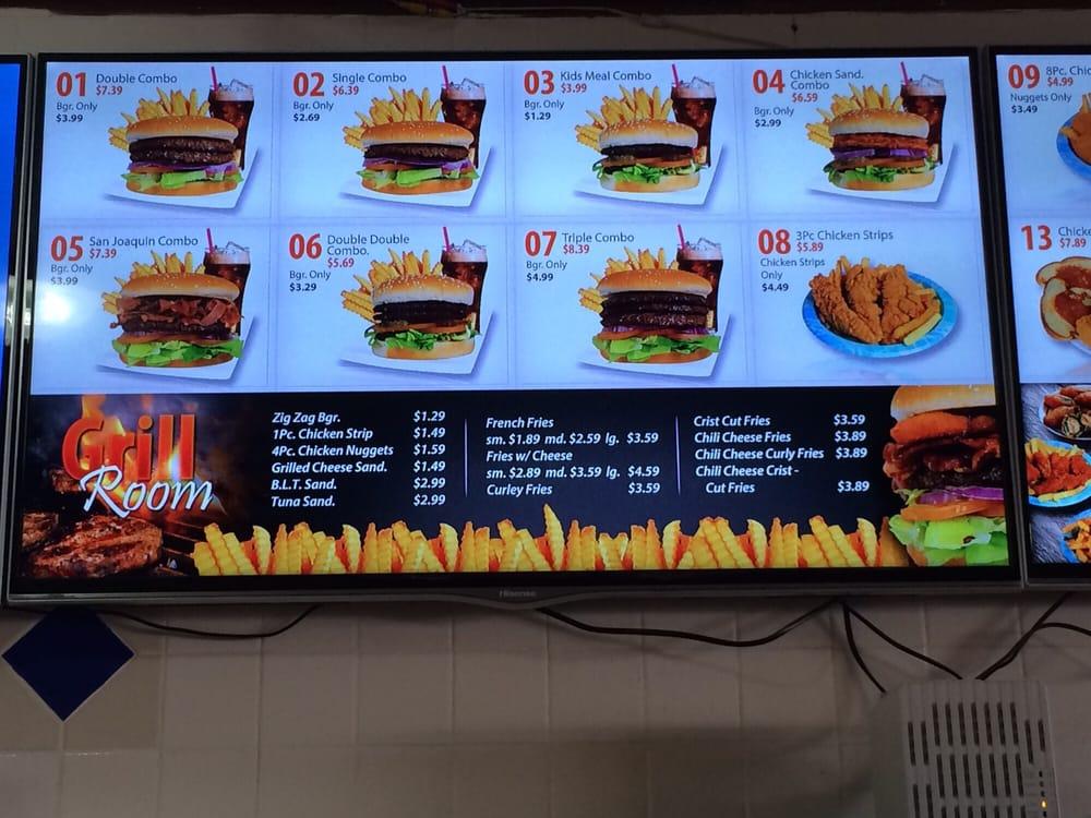 Menu at Sanad Freeze restaurant, Earlimart