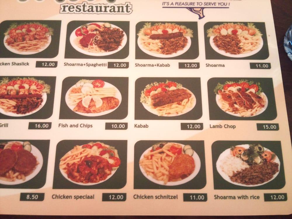 Menu at Papa Ali HALAL Steakhouse, Mix Grill Restaurant, Amsterdam