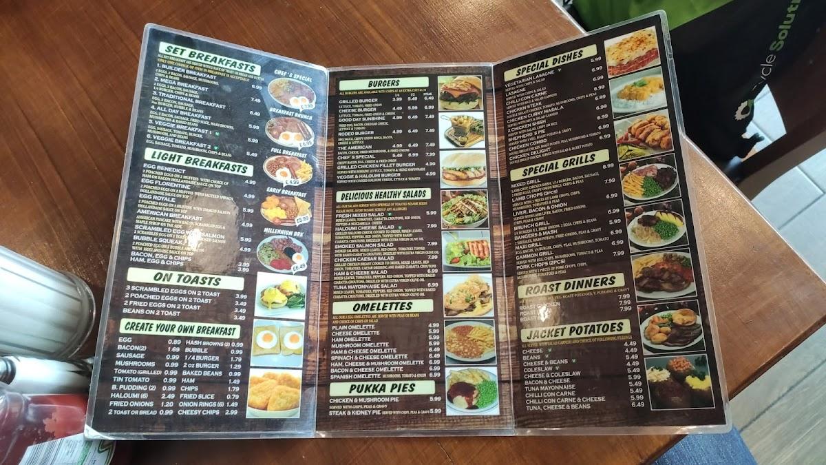Menu at Rustic Café cafe, Watford
