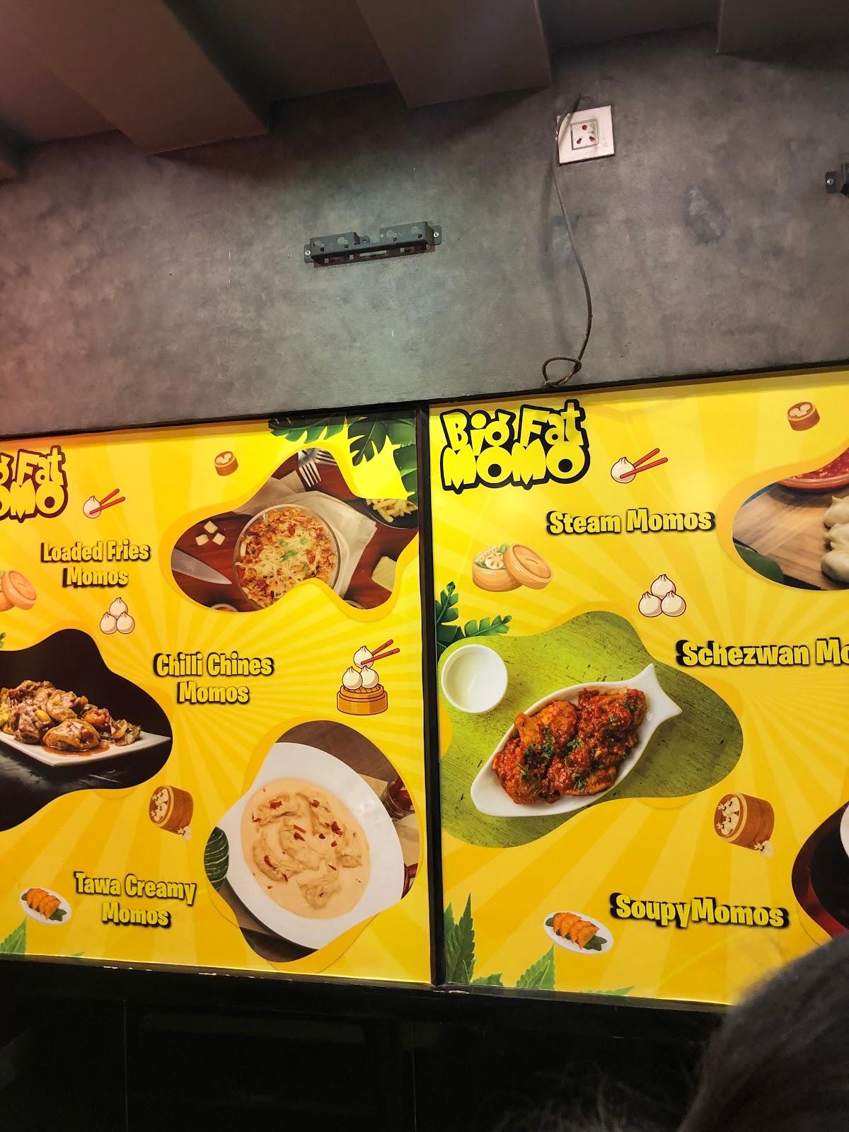 Menu at Big Fat Momo Calicut, Kozhikode