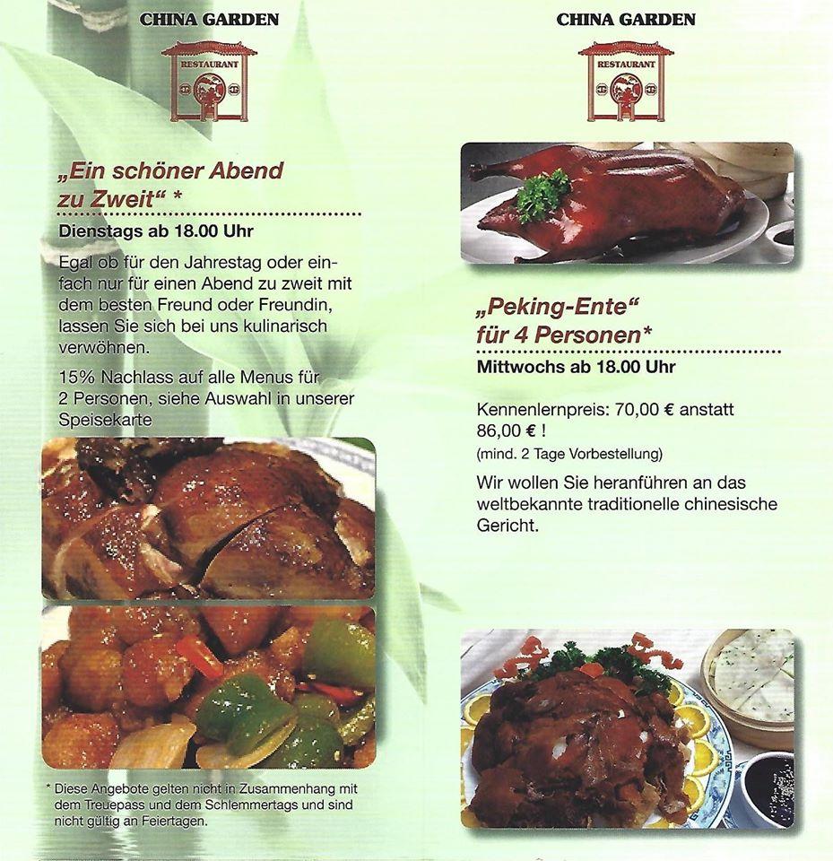 China Garden Garbsen Buffet Preise